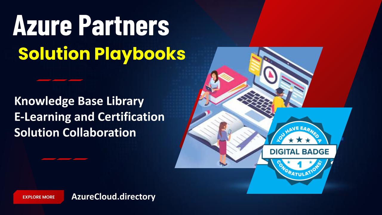Azure Solution Playbooks - AzureCloud.pro